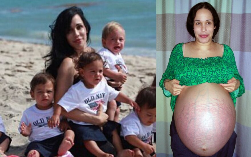 8-tuką pagimdžiusi ir pasaulyje išgarsėjusi Nadya Suleman pasidalijo, kaip jos vaikai atrodo ...